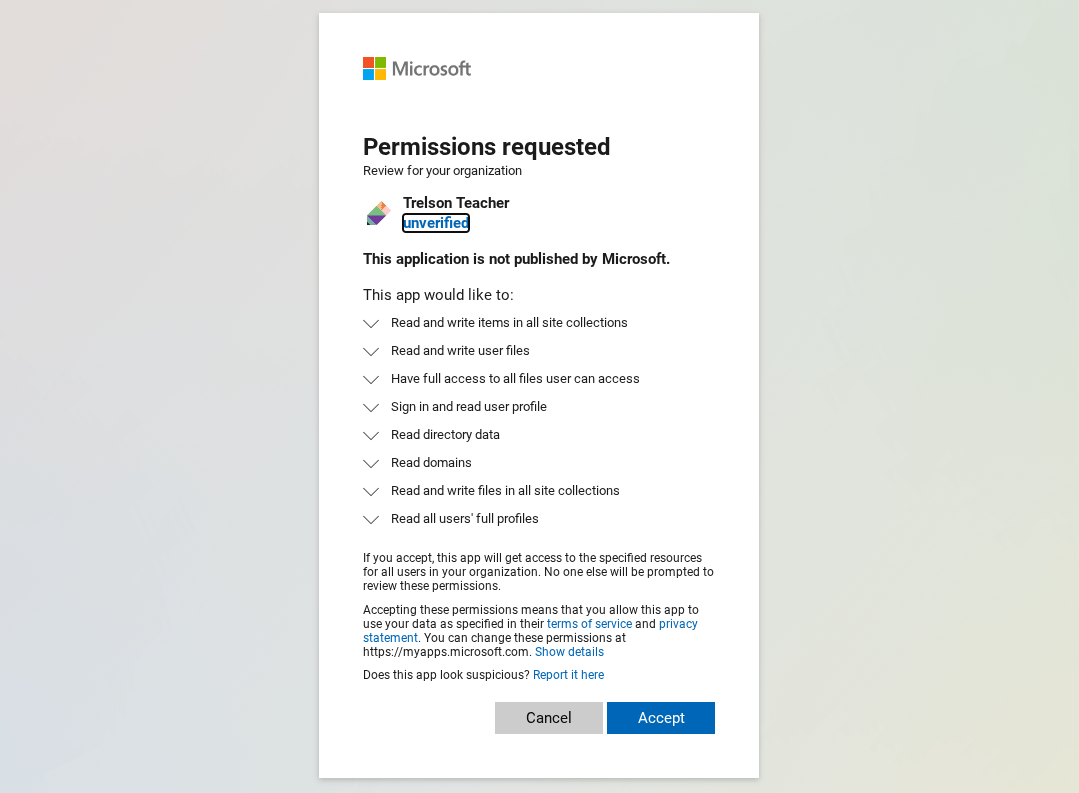 Install and Activate Trelson — Microsoft 365 (Global Admin) – Trelson ...