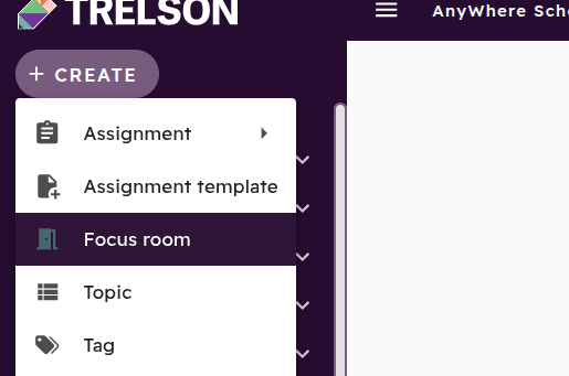 Focus rooms in Trelson – Trelson Helpdesk